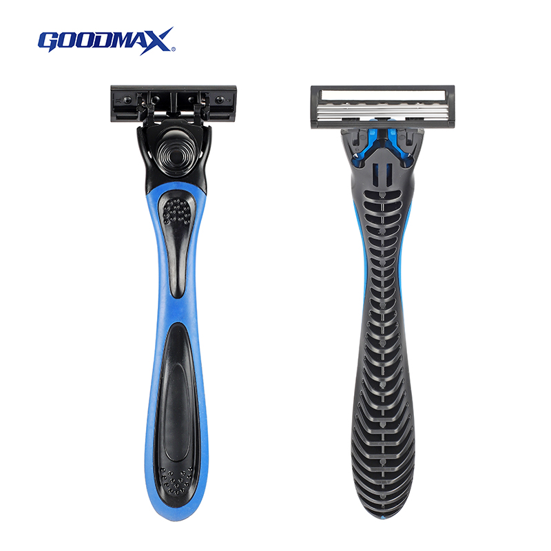 China Popular triple blade system razor, cheap triple blade razor, good ...