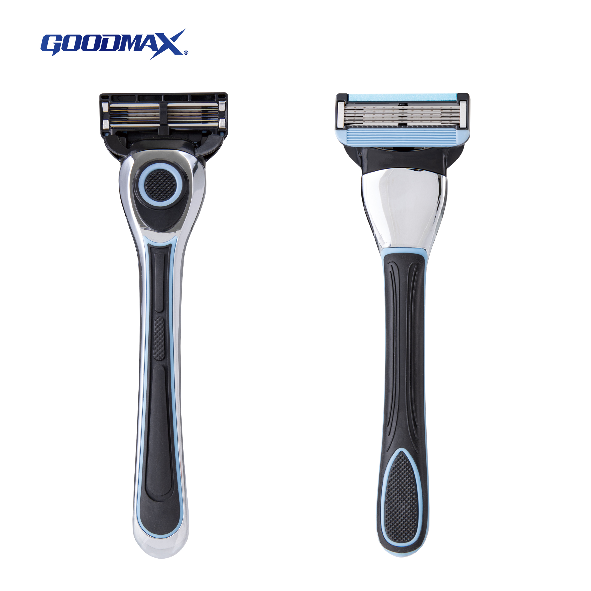 China Manual Shaving Razor Open Back System five Blade spot welding ...
